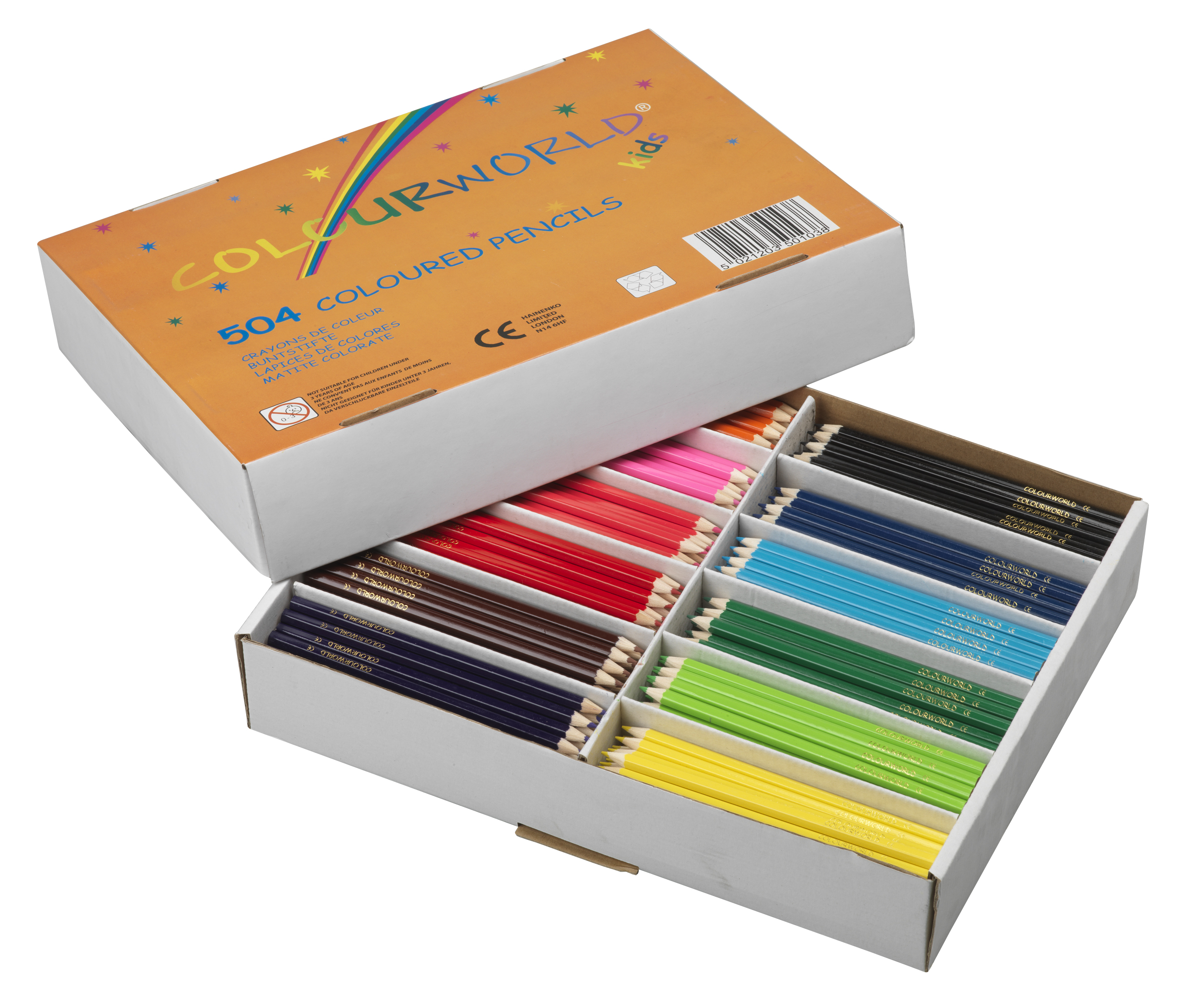 COLOURWORLD FULL SIZED PENCILS - E B Erskine
