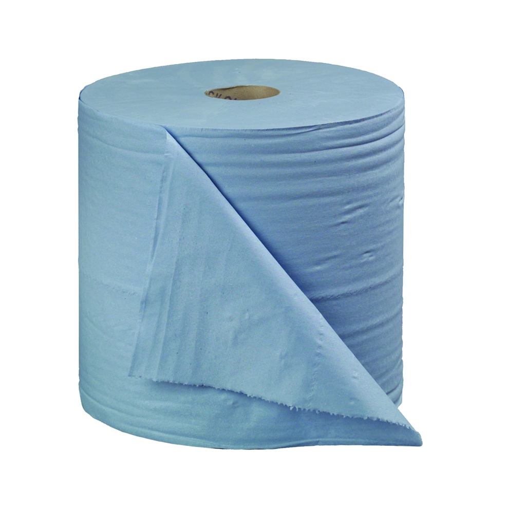 BLUE CENTREFEED ROLLS 150M 2 PLY [6] - ug10401 - E B Erskine